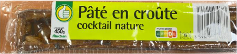 Rappel : Pâté en croûte de la marque Pouce - Actualités - Sécurité ...