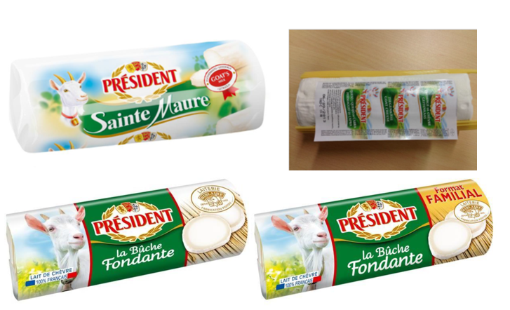 Mise à jour - Rappel : Divers fromages de la marque Président ...