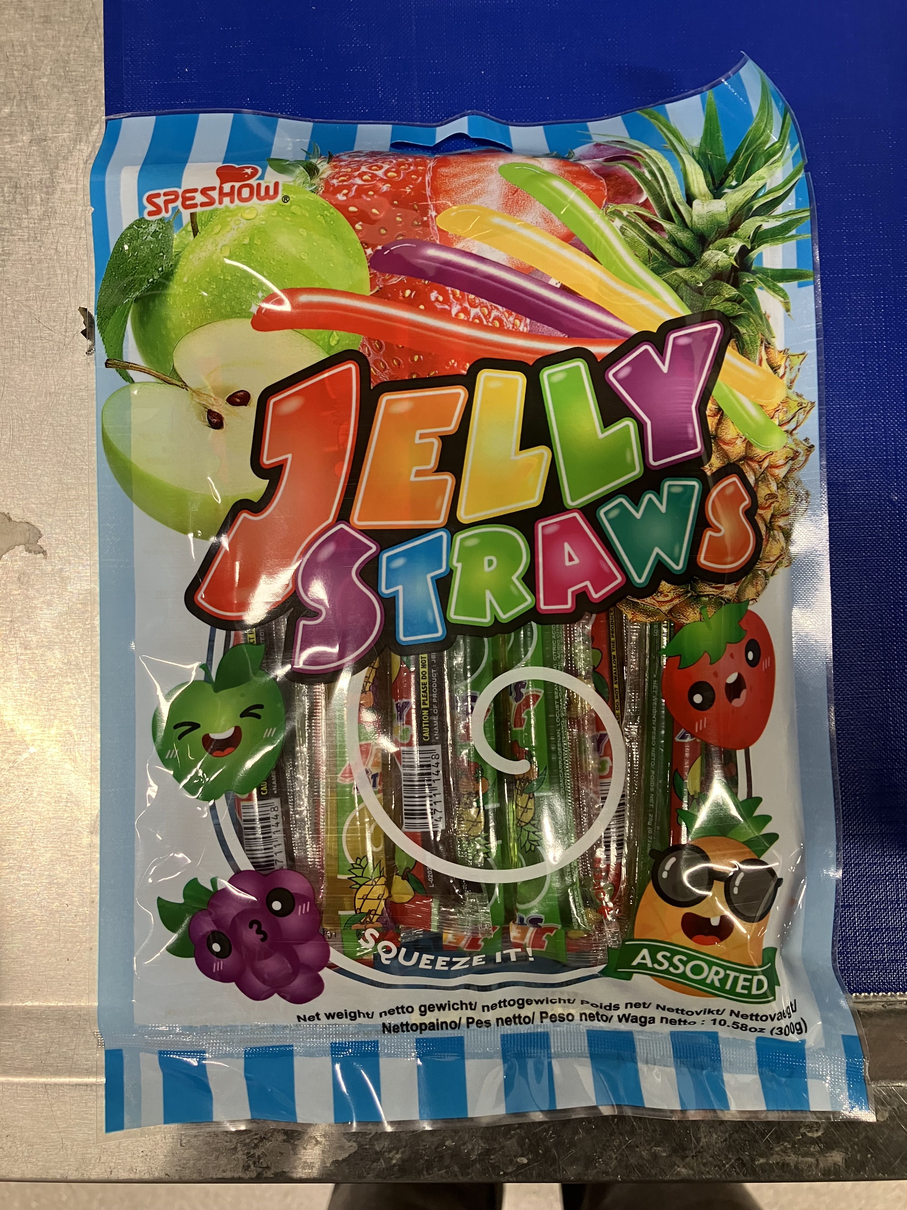 Avertissement : Assorted jelly straws in bag de la marque Speshow ...