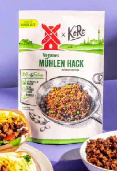 Rappel : Veganes Mühlen Hack auf Basis von Soja de la marque ...