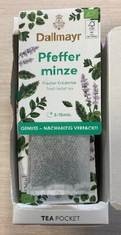 Rappel : Bio Pfefferminztee de la marque Dallmayr - Sécurité ...